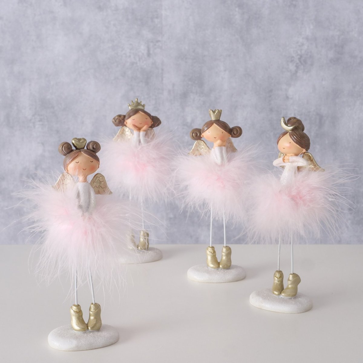 Englepiger - Sæt med 4 stk. - Boligindretning - Design Og Handelshuset