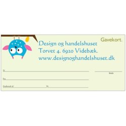 Gavekort - Gavekort - Design Og Handelshuset