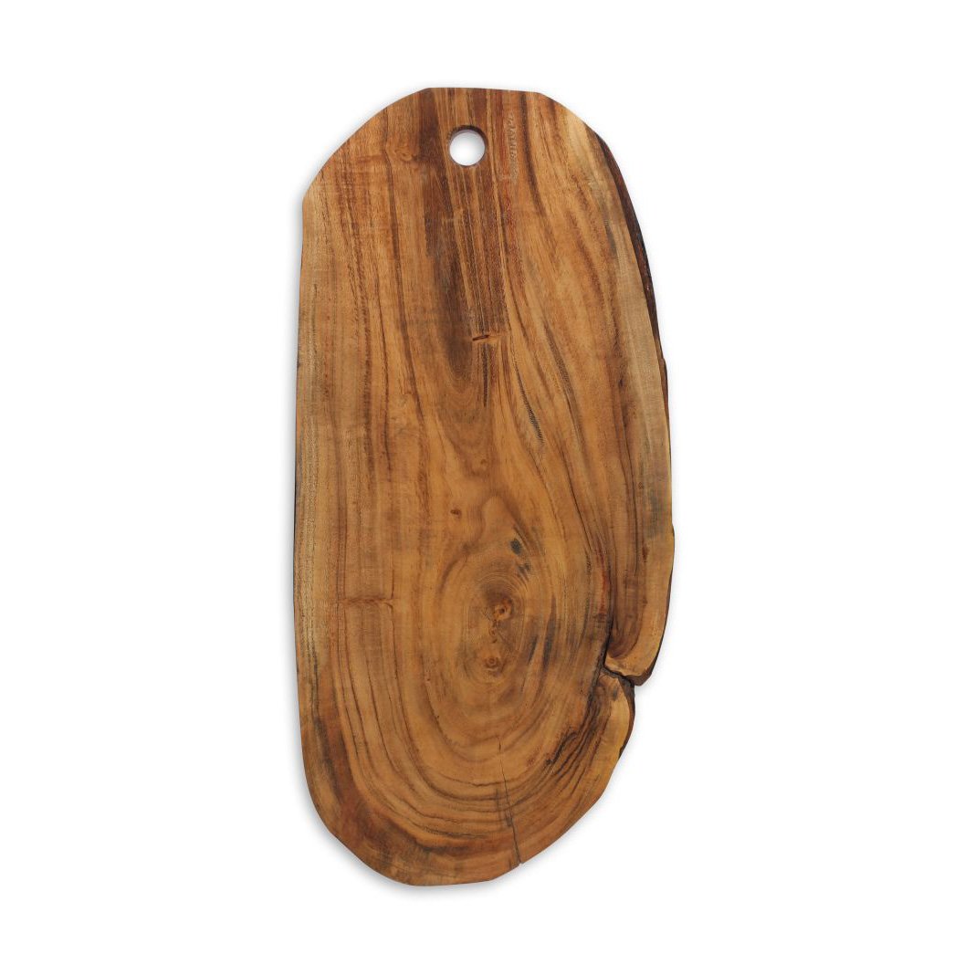 Rustik skærebræt i træ 30x55 cm. Flot design. Bestil den her