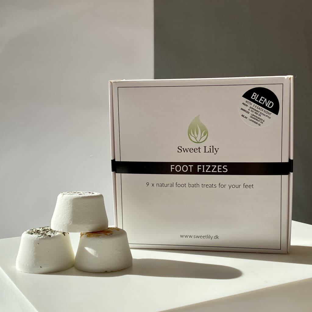 Sweet Lily - Foot Fizzies - Blend 9stk. Relax, Energize og Fresh ...