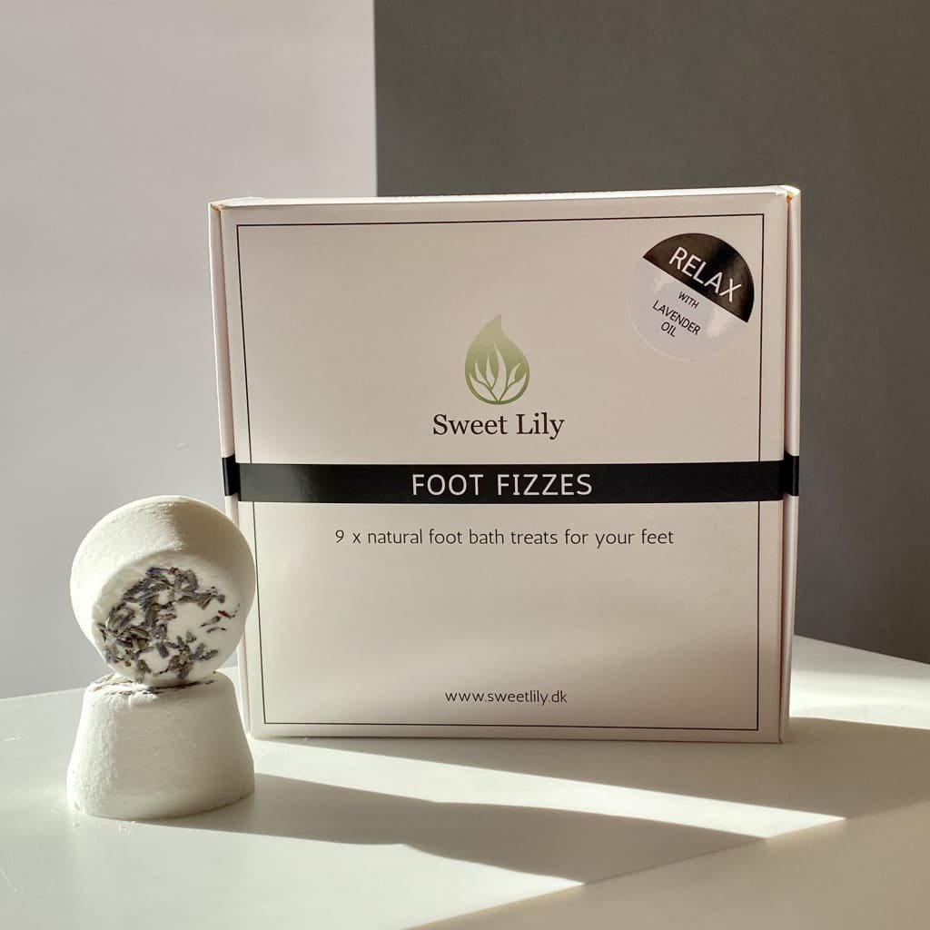 Sweet Lily - Foot Fizzies - Relax 9stk. - Wellness - Design Og Handelshuset