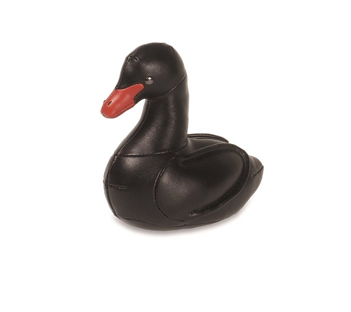 Züny Svane Ælling - sort - Züny læderdyr - Design Og Handelshuset